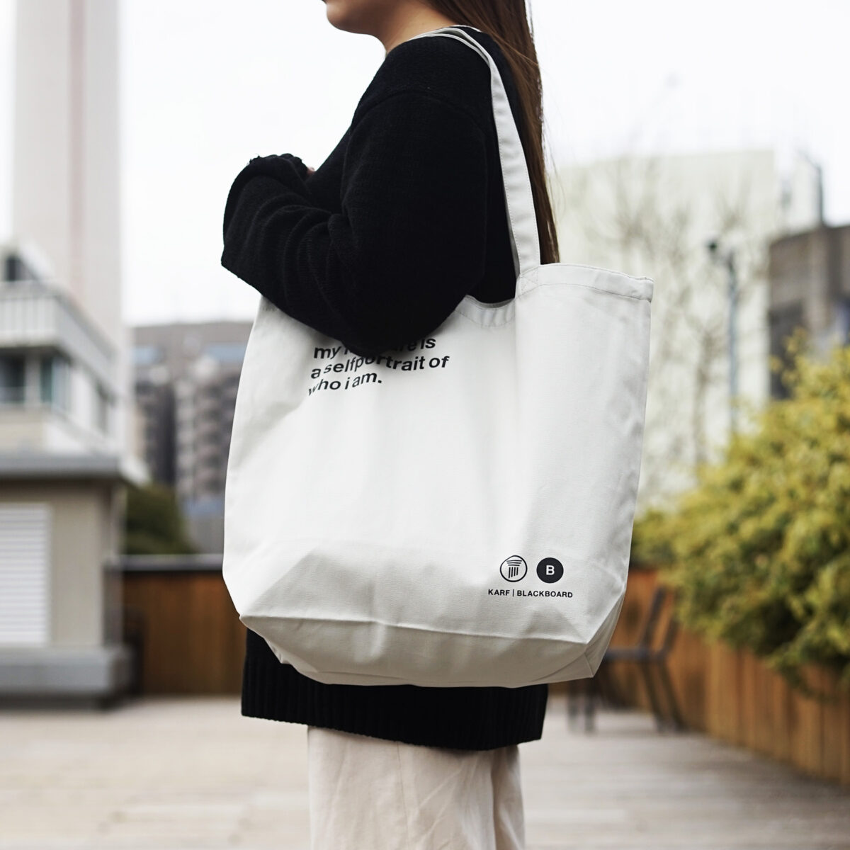 karf・Blackboardのオリジナルトートバッグができました – karf CONTENTS